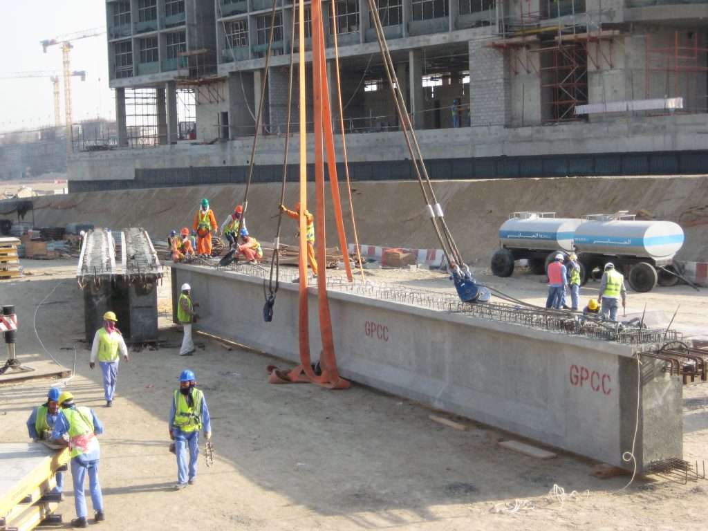 Precast Beams and Columns in UAE - Gulf Precast